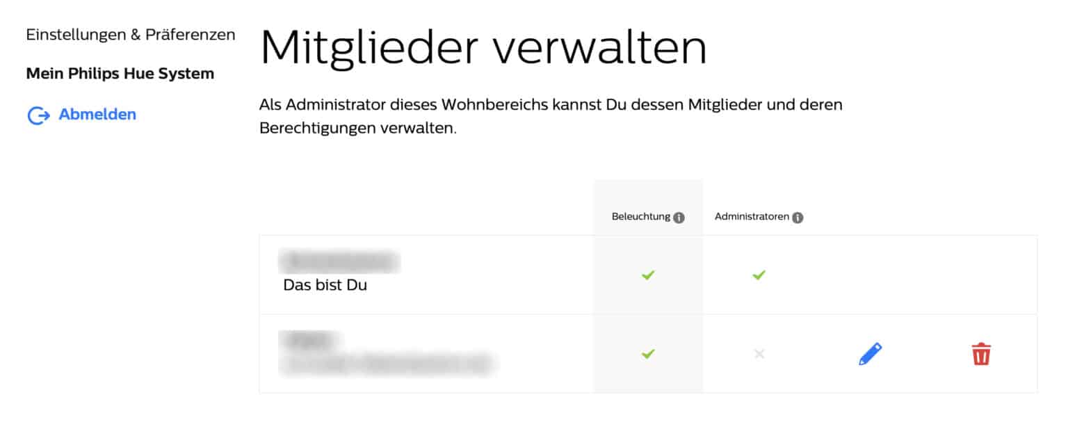 Member management shows up in the account settings - Hueblog.com